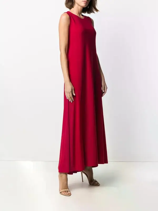 Norma Kamali Sleeveless Long Swing Dress