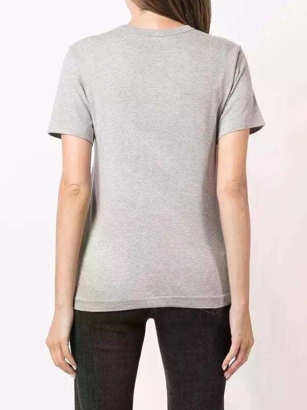 Play Comme Des Garcon Double Heart Logo T-shirt