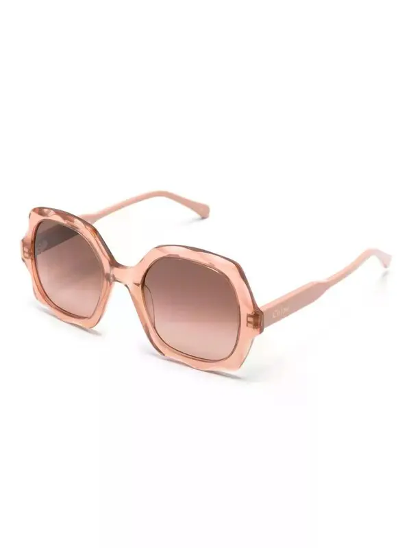 Chloé Scallop Round-frame Sunglasses