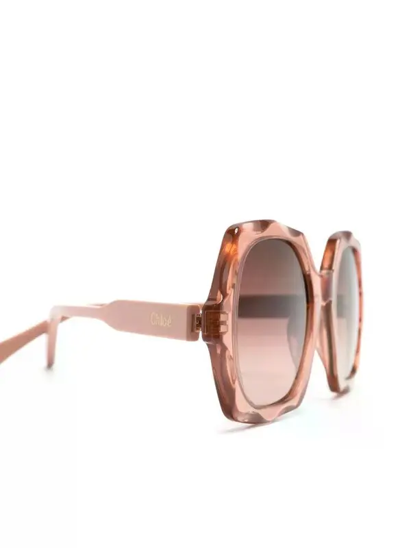 Chloé Scallop Round-frame Sunglasses