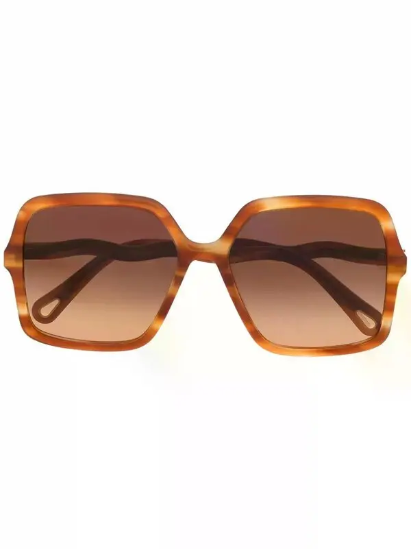 Chloé Zelie Square-frame Sunglasses