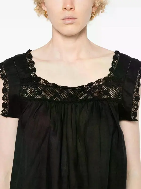 DÔEN Almadia Lace-trim Dress