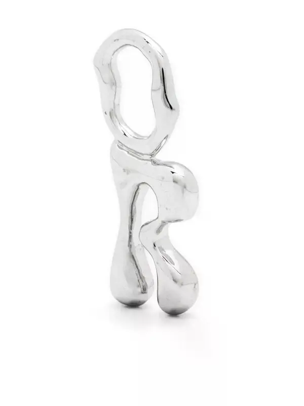 MARIA BLACK Fluent Letter R Pendant - Silver