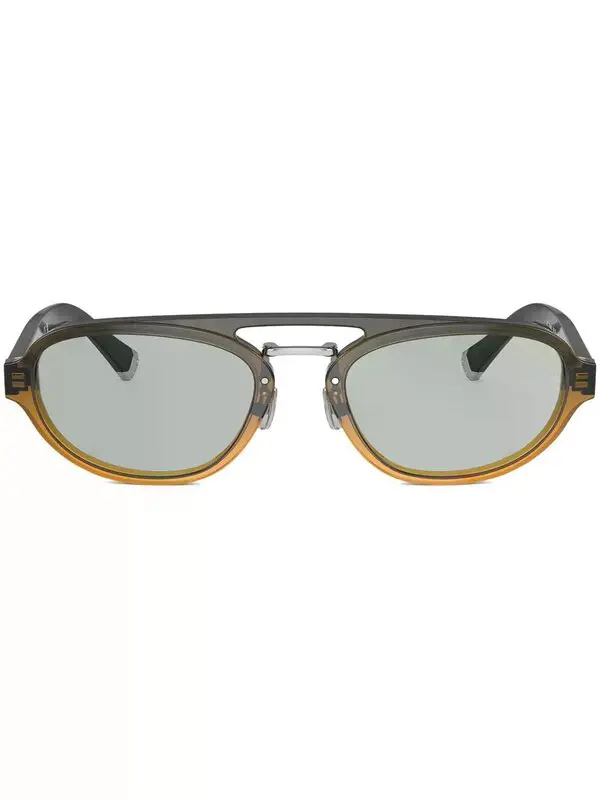 Brunello Cucinelli Oval Frame Sunglasses - Grey