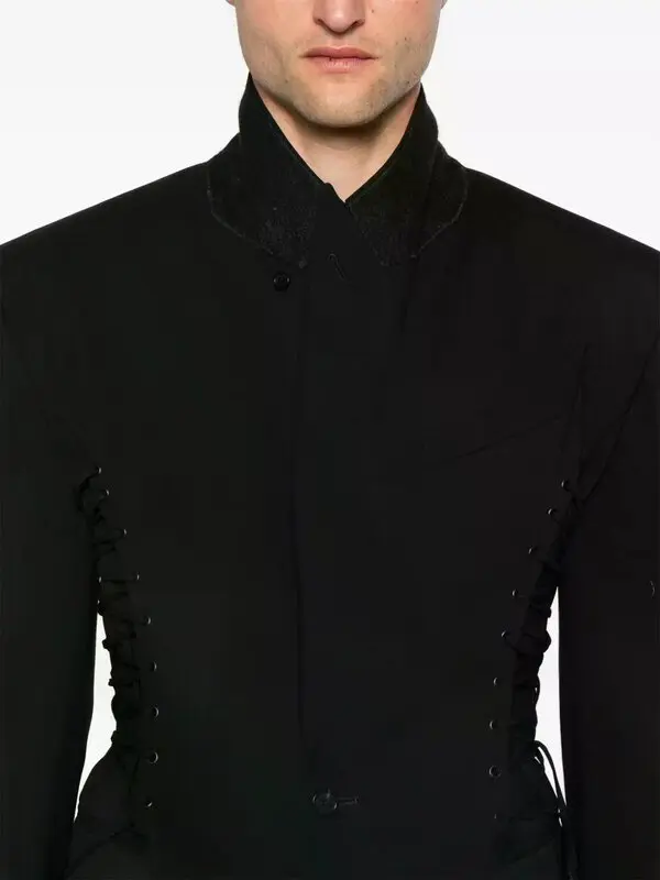 MUGLER Laced-up Blazer