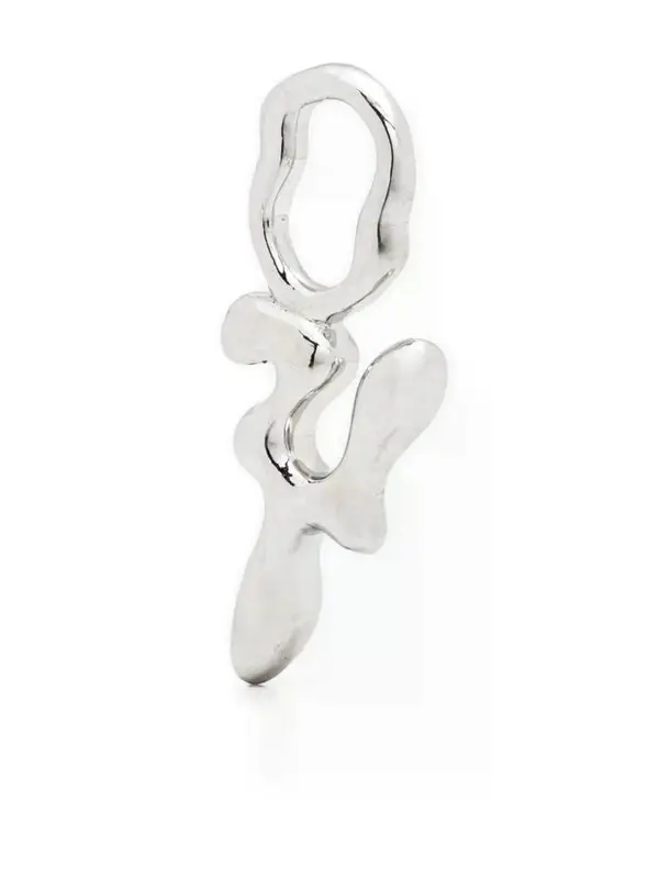 MARIA BLACK Fluent Letter Y Pendant - Silver