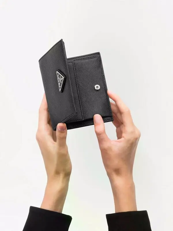 Prada Small Saffiano Leather Wallet - Black