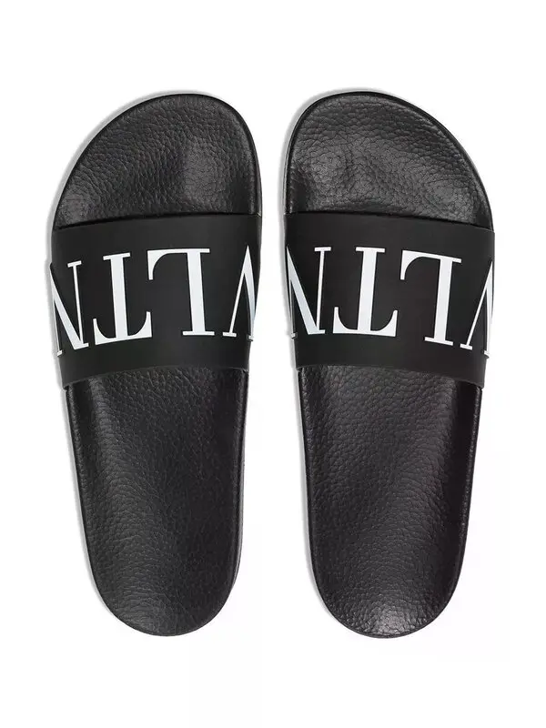 Valentino Garavani Vltn Slide Sandals - Black