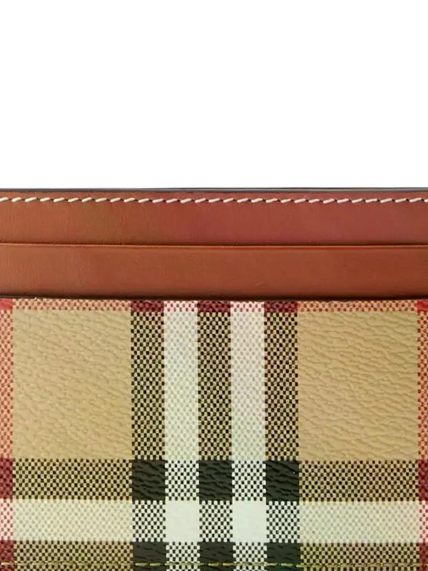 Burberry Check Cardholder - Neutrals