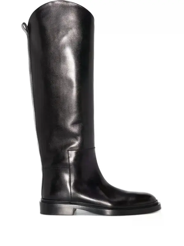 JIL SANDER Knee-high Leather Boots