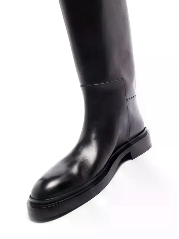 JIL SANDER Knee-high Leather Boots