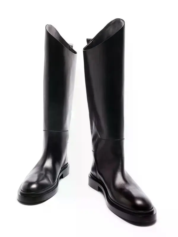 JIL SANDER Knee-high Leather Boots