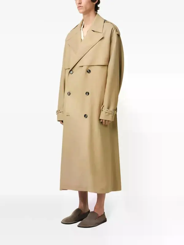 AMI Paris Virgin Wool Trench Coat