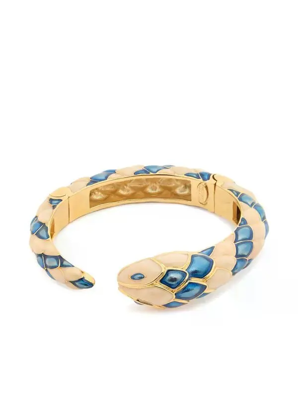 Roberto Cavalli Snake Cuff Bracelet