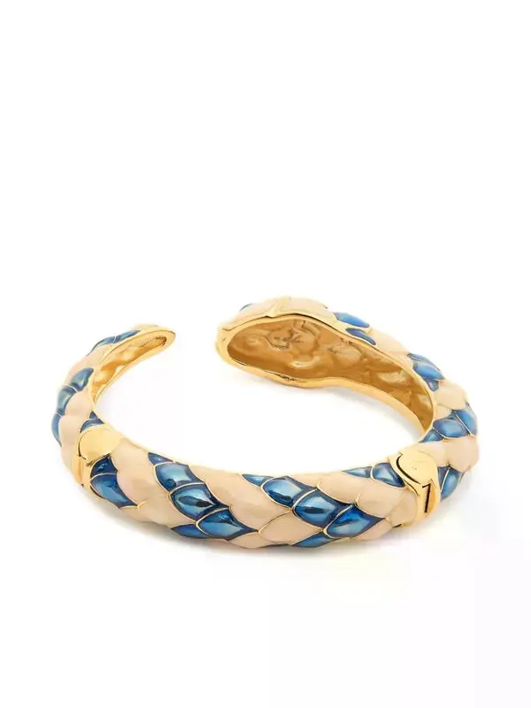 Roberto Cavalli Snake Cuff Bracelet
