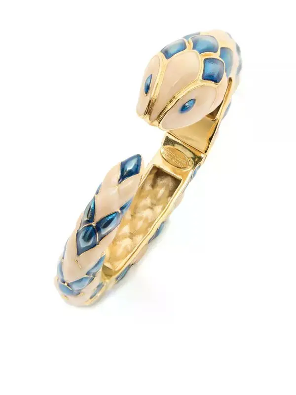 Roberto Cavalli Snake Cuff Bracelet