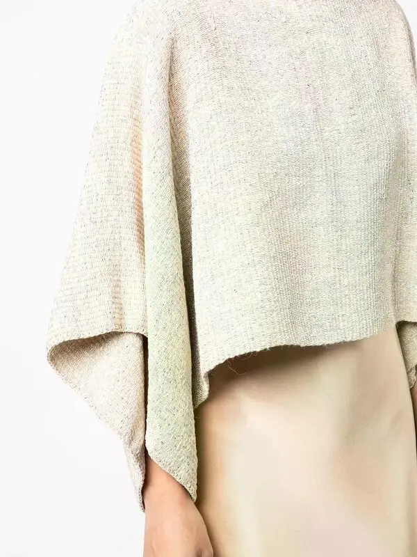 Voz Cape-style Long-sleeved Jumper - Neutrals