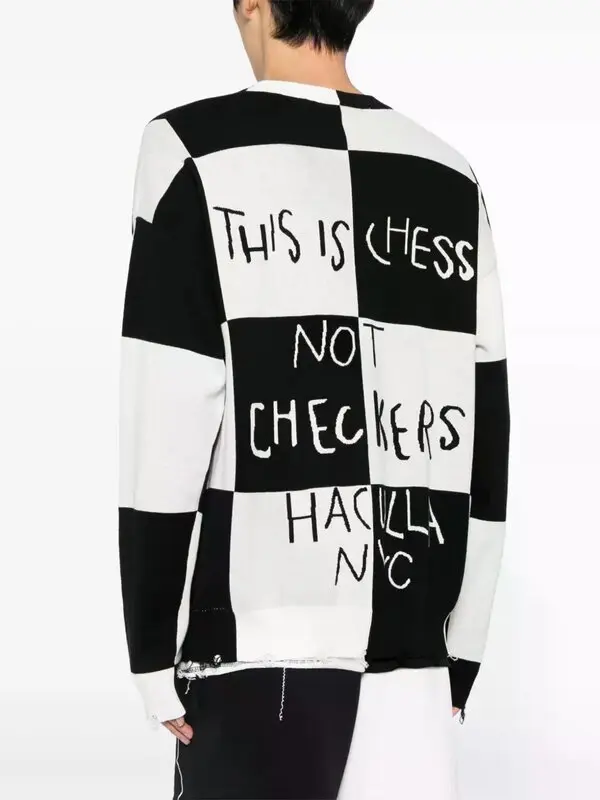 HACULLA. Chess Intarsia-knit Jumper