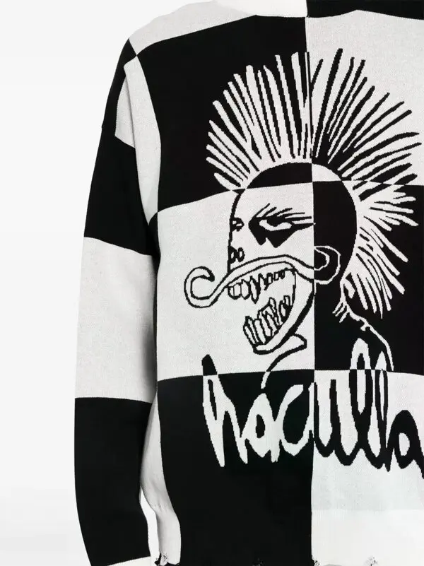 HACULLA. Chess Intarsia-knit Jumper