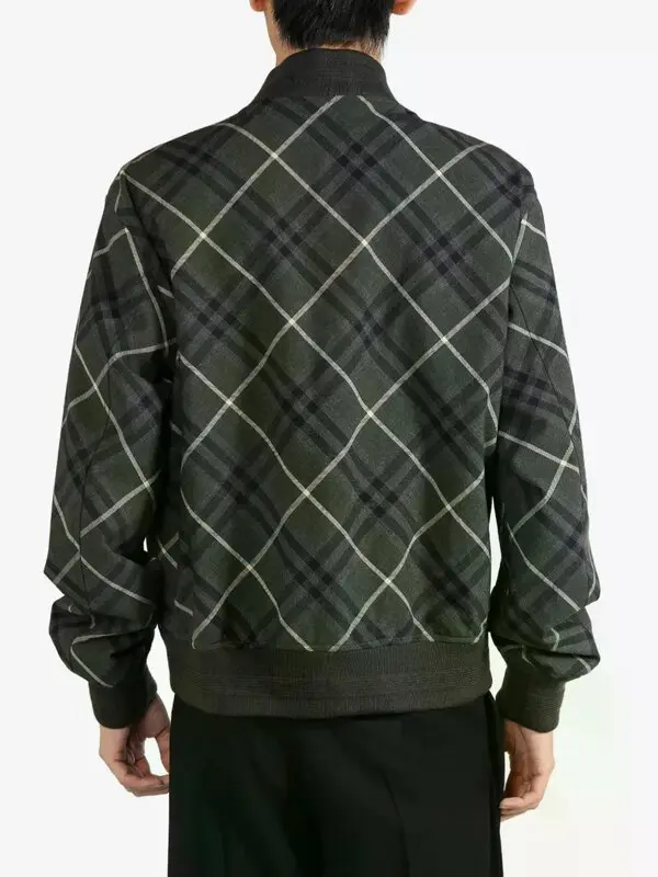 Burberry Check Jacket - Grey