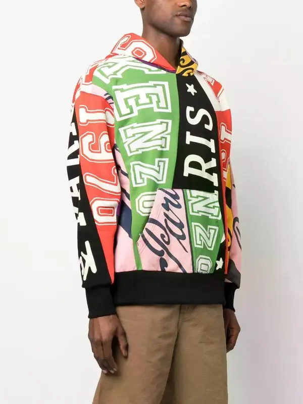 Kenzo Flag-print Cotton Hoodie