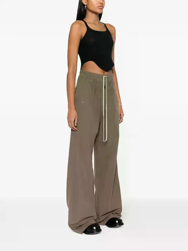 Rick Owens Cropped Cotton Tank Top
