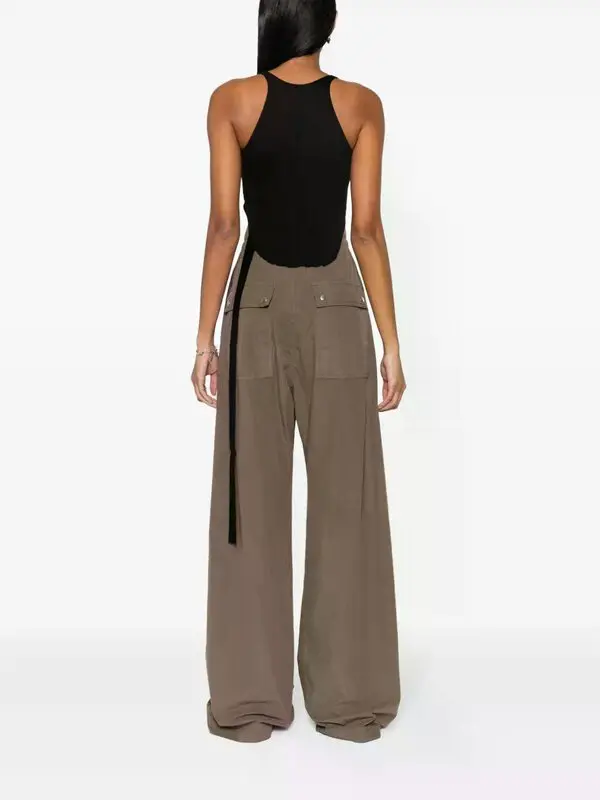 Rick Owens Cropped Cotton Tank Top
