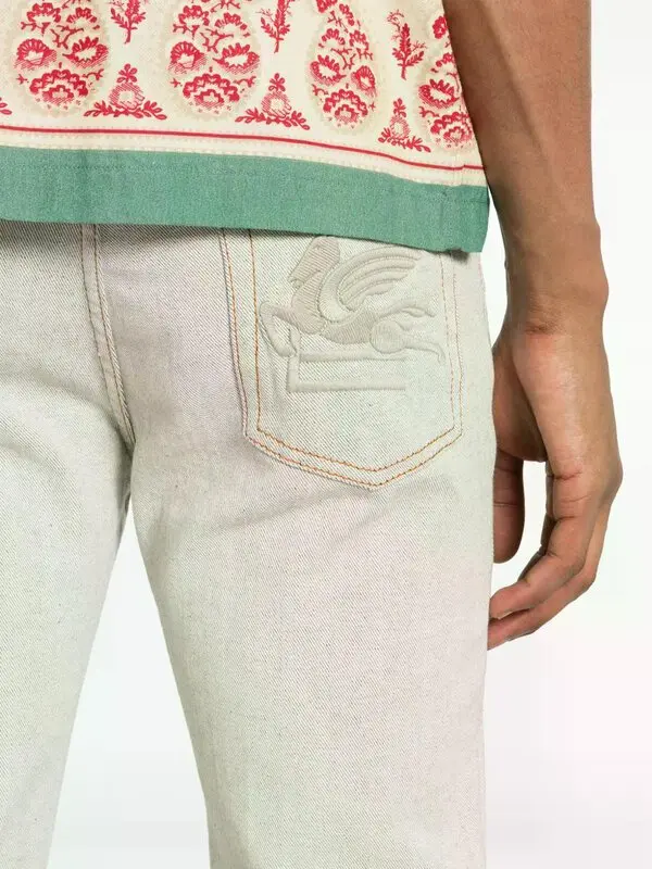 Etro Slim-fit Stretch-cotton Jeans