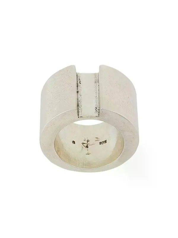 PARTS OF FOUR Crescent Rift Ring - Metallic