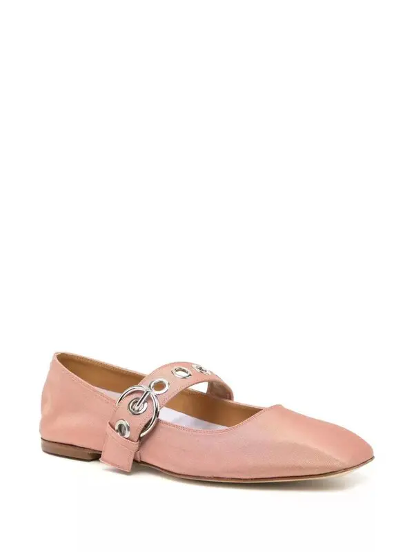 AeydĒ Uma Grosgrain Ballet Flats - Pink