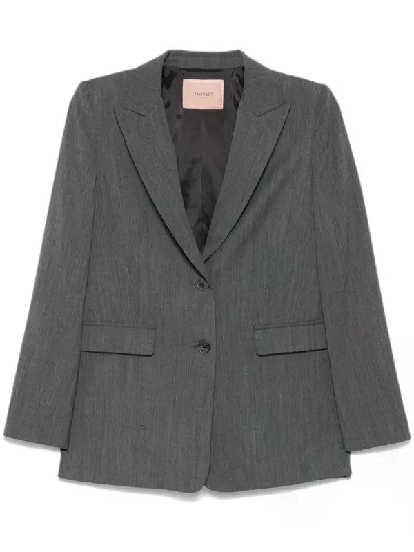 TWINSET Logo-plaque Blazer