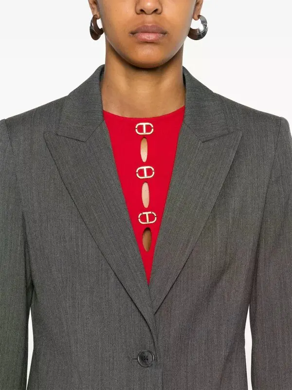 TWINSET Logo-plaque Blazer
