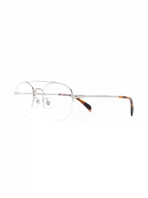 DB EYEWEAR BY DAVID BECKHAM Tortoiseshell Pilot-frame Glasses