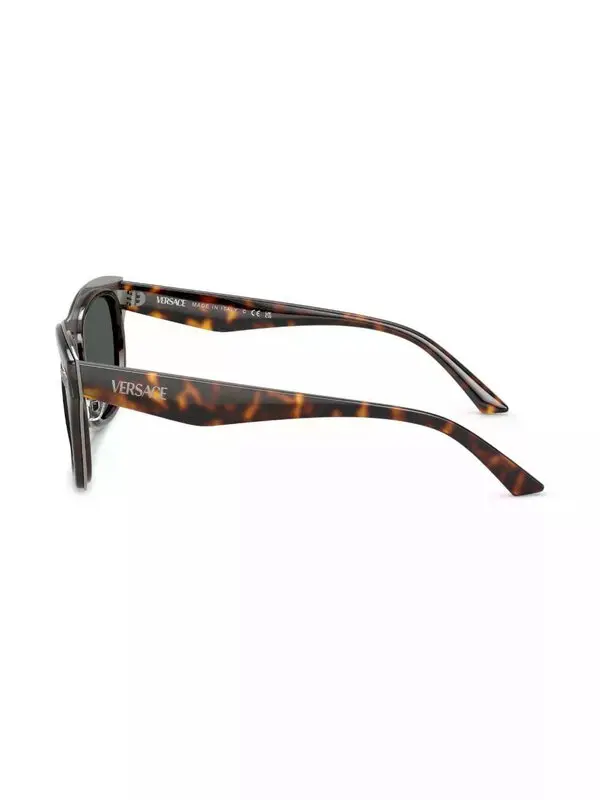 Versace Tortoiseshell-effect Sunglasses