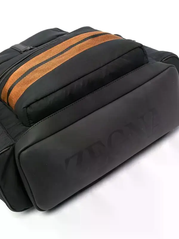Zegna Stripe-trim Backpack