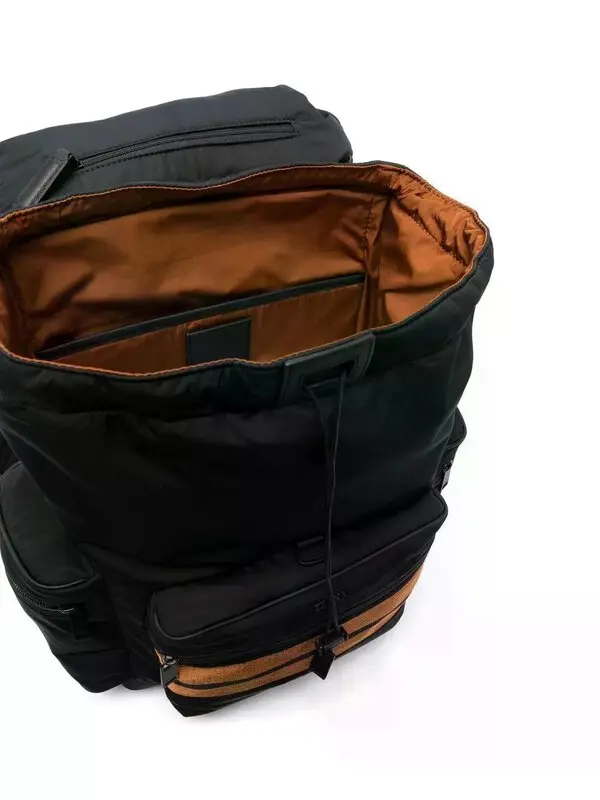 Zegna Stripe-trim Backpack