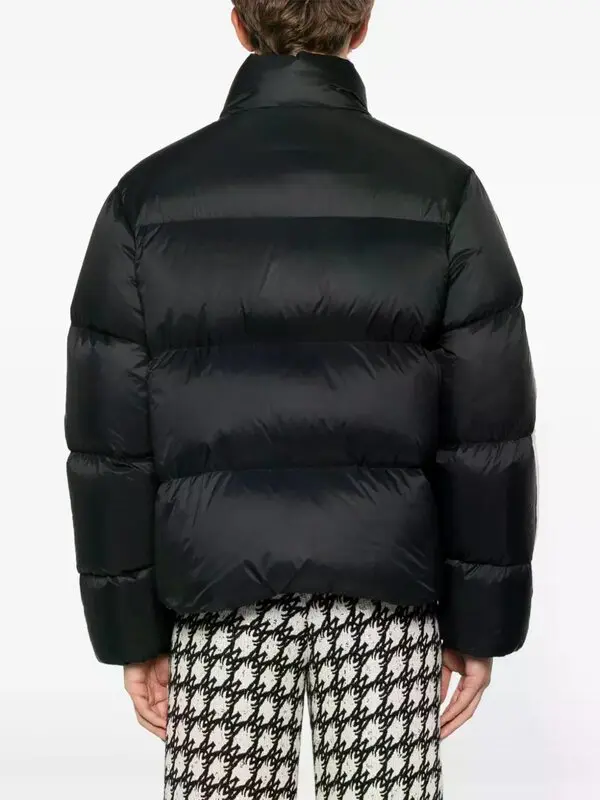 Amiri Bones-print Padded Jacket - Black
