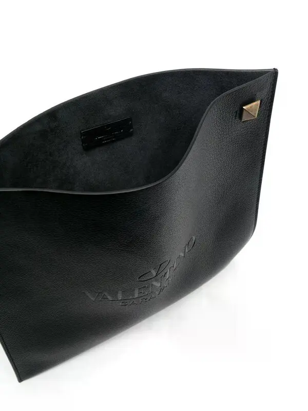 Valentino Garavani Logo-embossed Messenger Bag