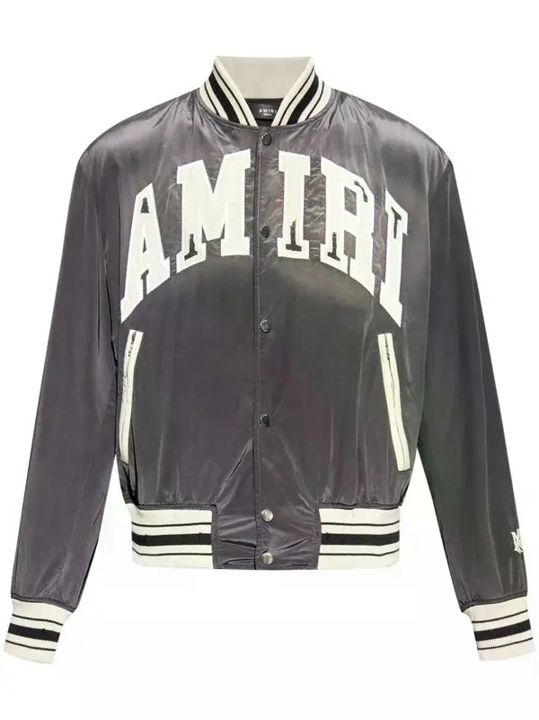 Amiri Logo-embroidered Bomber Jacket