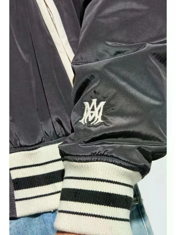 Amiri Logo-embroidered Bomber Jacket