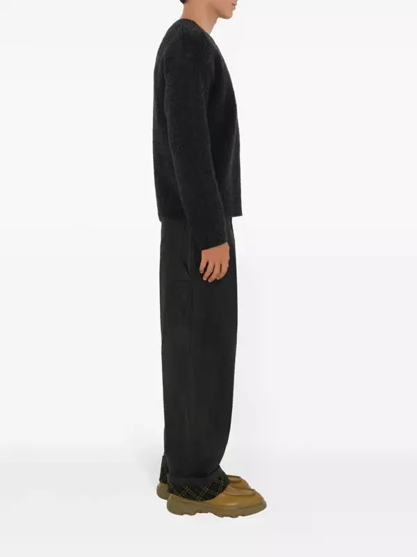 Burberry Cotton Carpenter Trousers - Grey