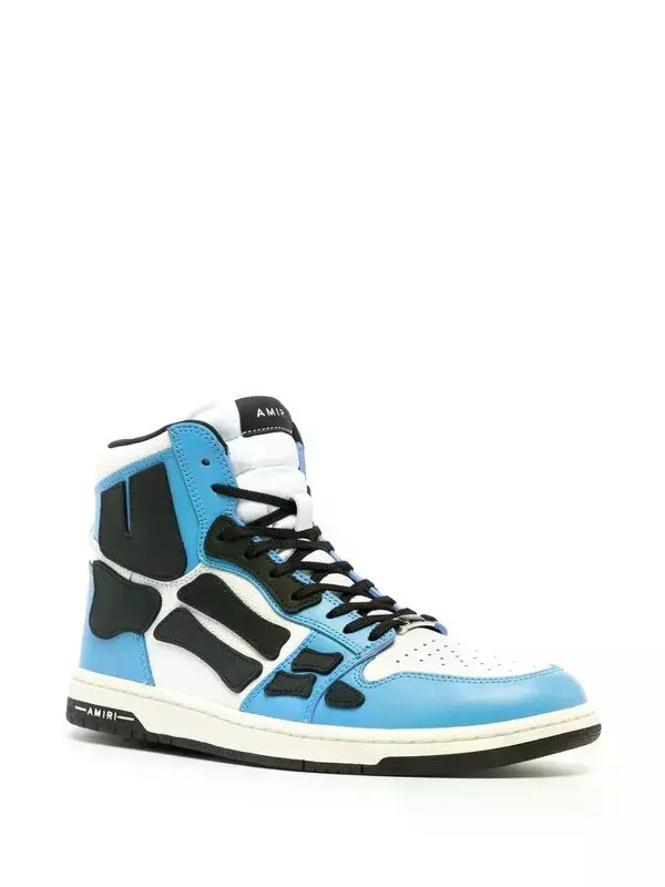 Amiri Skel Top Hi Leather Sneakers