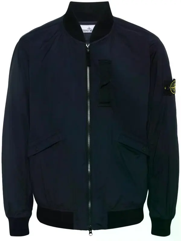 Stone Island Padded Jacket With Compass Badge