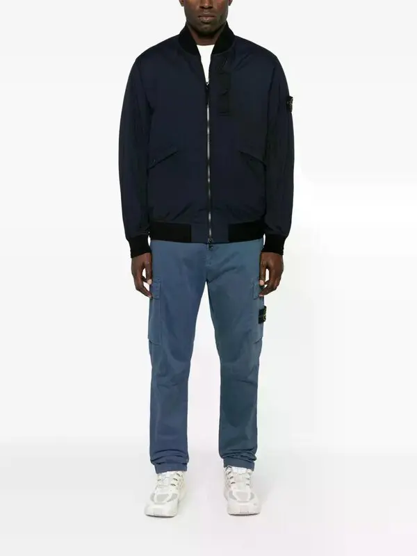 Stone Island Padded Jacket With Compass Badge