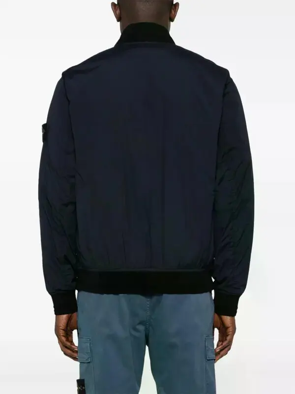 Stone Island Padded Jacket With Compass Badge