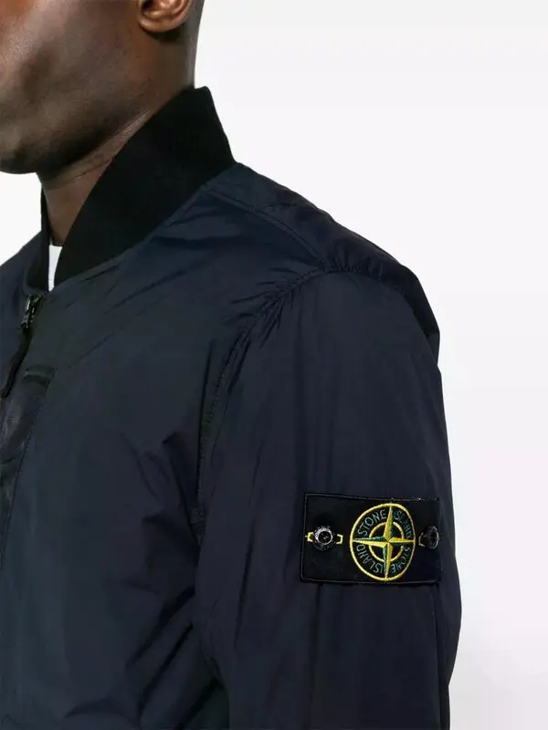 Stone Island Padded Jacket With Compass Badge