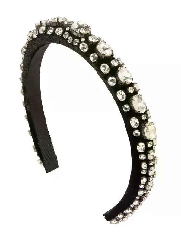 JENNIFER BEHR Luciana Headband - Black