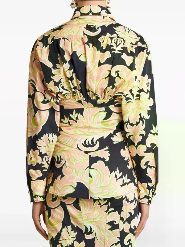Etro Venus-print Cotton Shirt