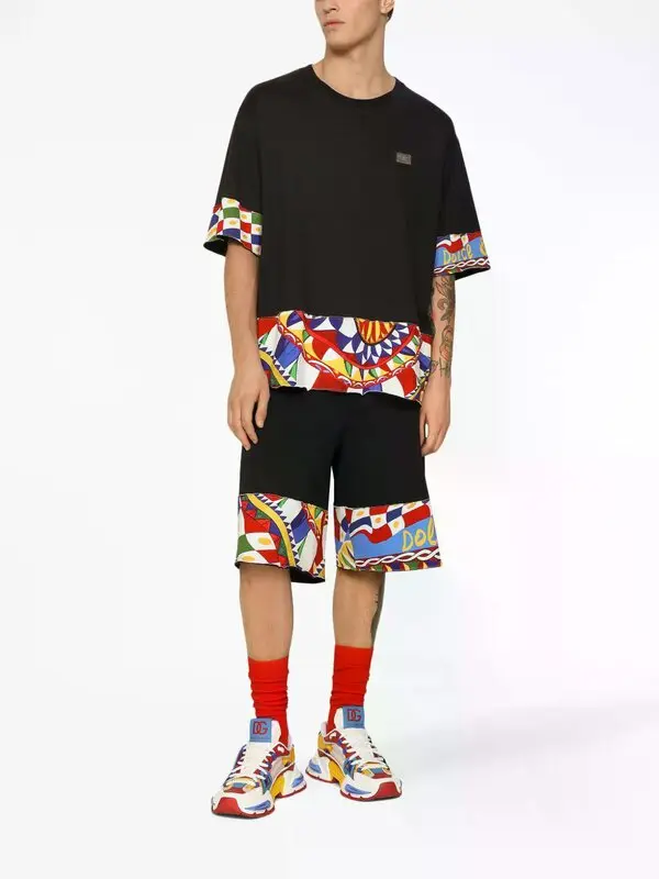 Dolce & Gabbana Abstract-pattern Bermuda Shorts