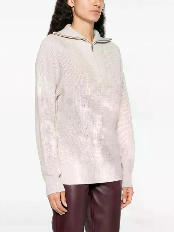 MARANT ETOILE Benny Half-zip Sweater